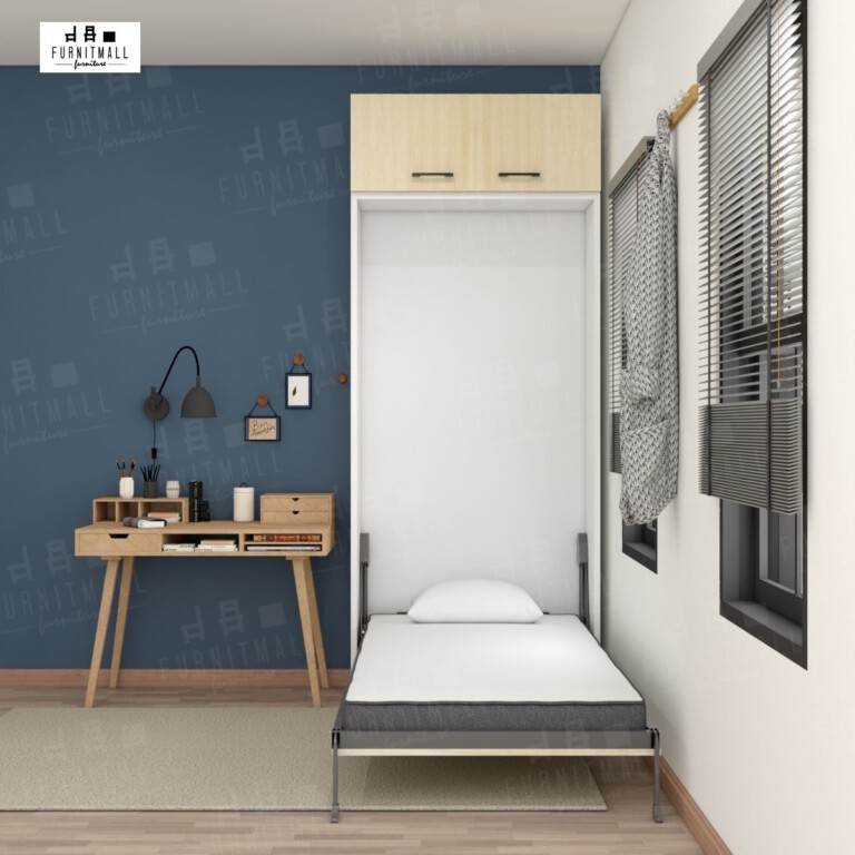 เตียงพับ Wallbed 3 ฟุต แนวตั้ง สูงรวม2.4m – เฟอร์นิเจอร์และของตกแต่งบ้านออนไลน์ by FURNITMALL